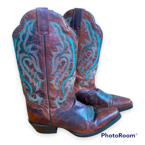 J.B. Dillon | Shoes | Jb Dillon Embroidered Goat Skin Cowboy Western Boots | Poshmark